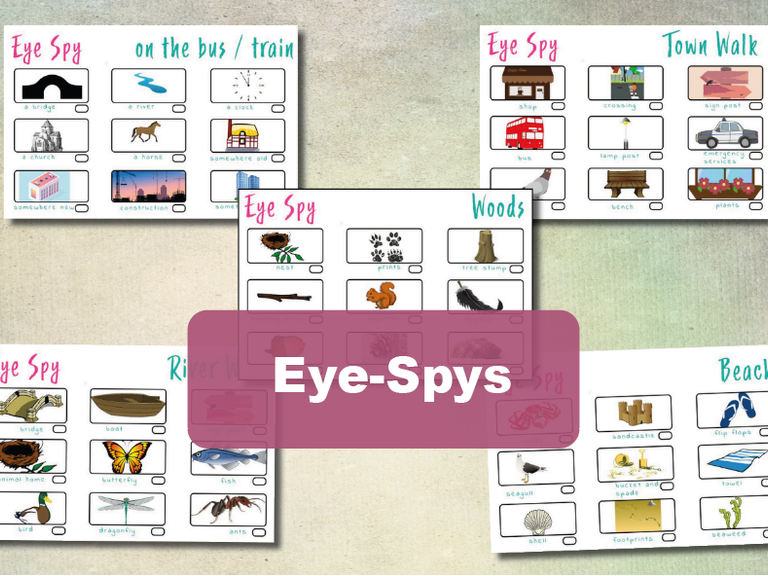 Eye Spy Free Printables