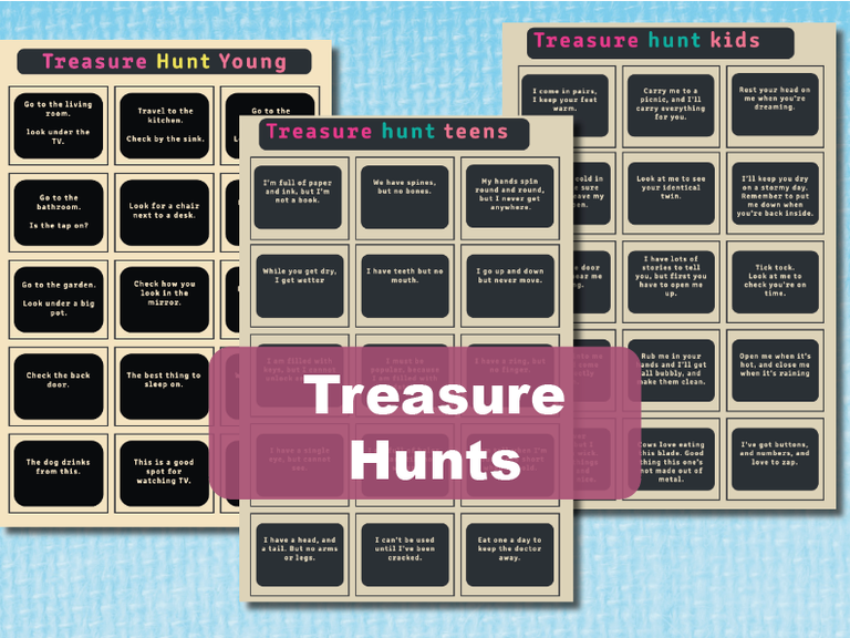 Free Treasure Hunt Printables